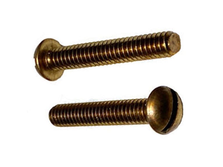 Slotted Round Head Silicon Bronze Mach Screws - Top Notch Fasteners, LLC